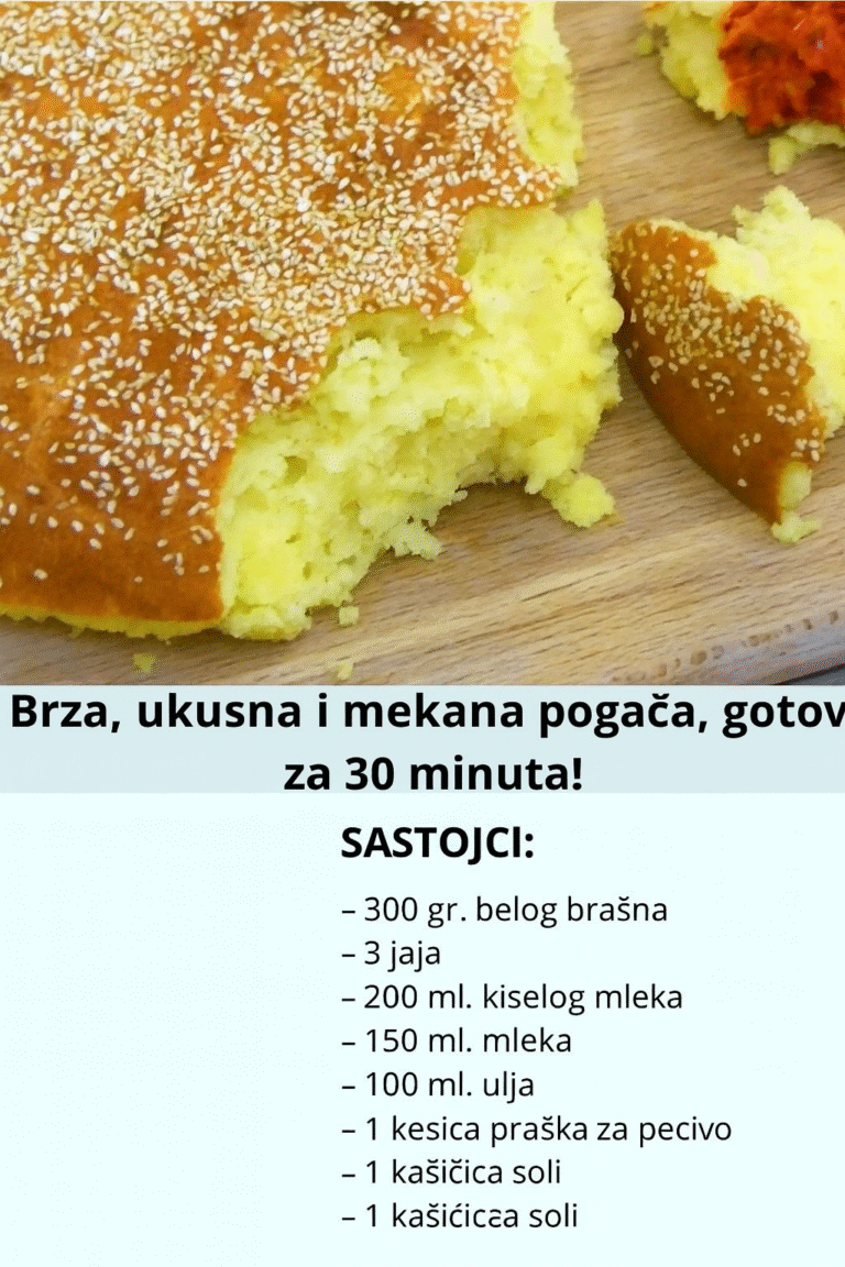 Brza, ukusna i mekana pogača – spremna za samo 30 minuta - Kuhinja i ...